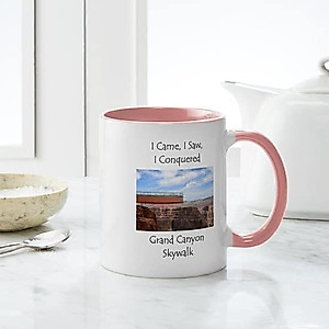 CafePress Grand Canyon Skywalk Survivor Mug Ceramic Coffee Mug, Tea Cup 11 oz