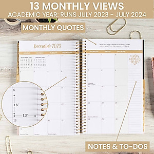 bloom daily planners 2023-2024 Academic Year Day Planner (July 2023 - July 2024) - 5.5” x 8.25” - Weekly/Monthly Agenda Organizer Book with Stickers & Bookmark - Writefully His
