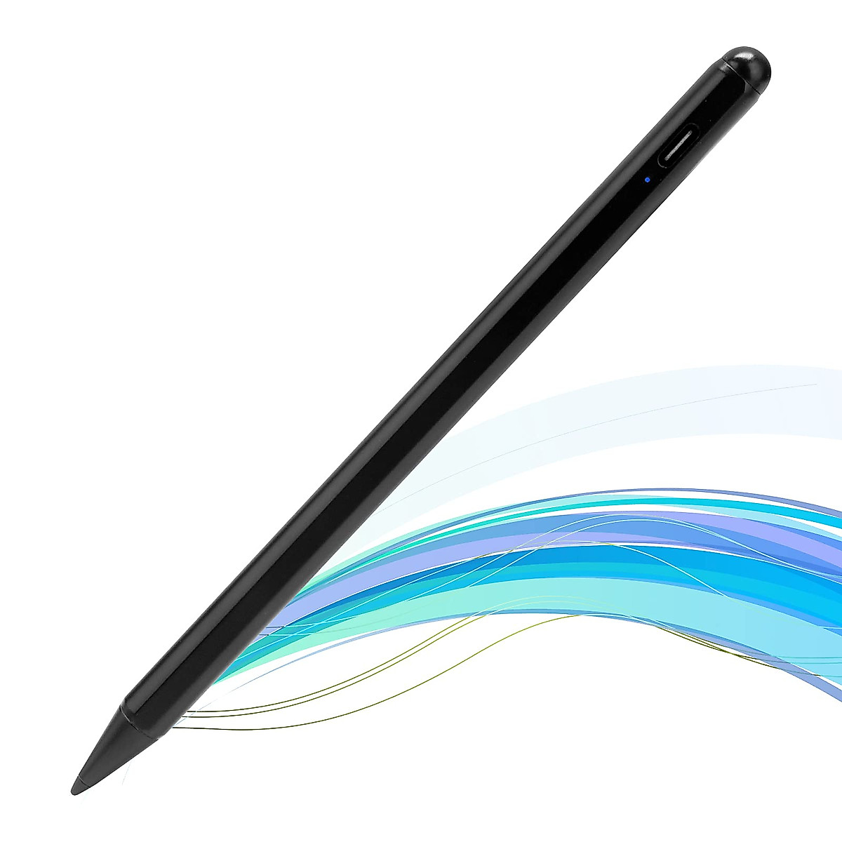 Stylus Pencil for Apple iPad 10.2" 11th/10th/9th/8th/7th/6th Generation Pen,Active Touch Pen with 1.5mm High Sensitive Fine Tip Stylus Compatible with Apple iPad 10.2" 11/10/9/8/7/6 Generation,Black