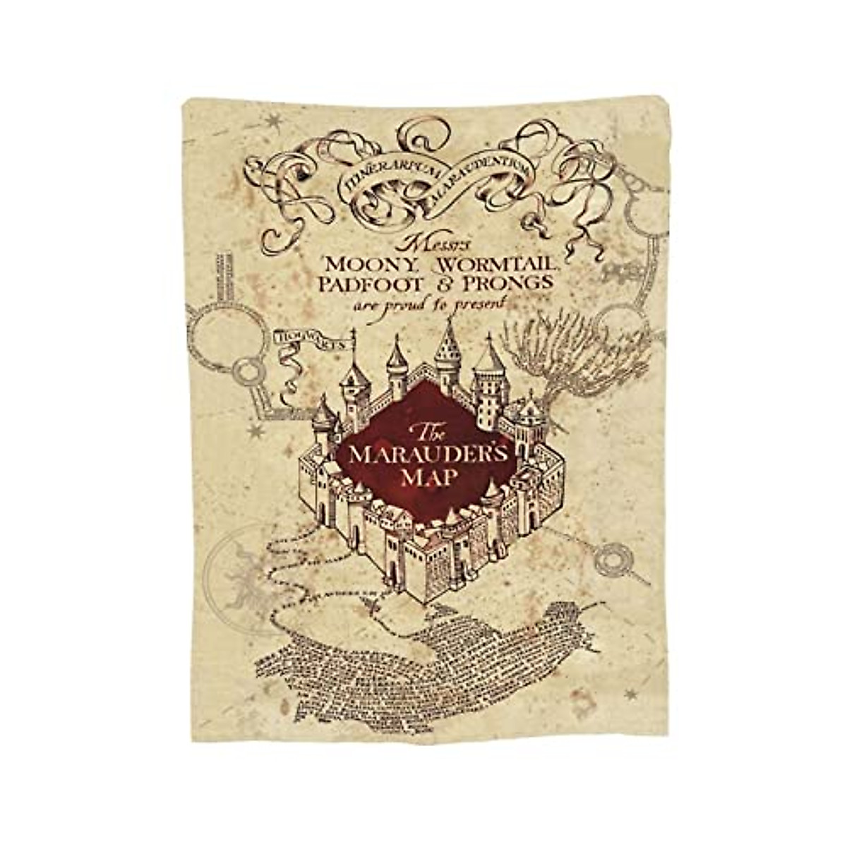 Personalized Map Throw Blanket, Soft Cozy Custom Blanket for Women Men Gifts, All Seasons Warm Flannel Travel Blanket for Couch Sofa Chair Camping, 50x60 Inch