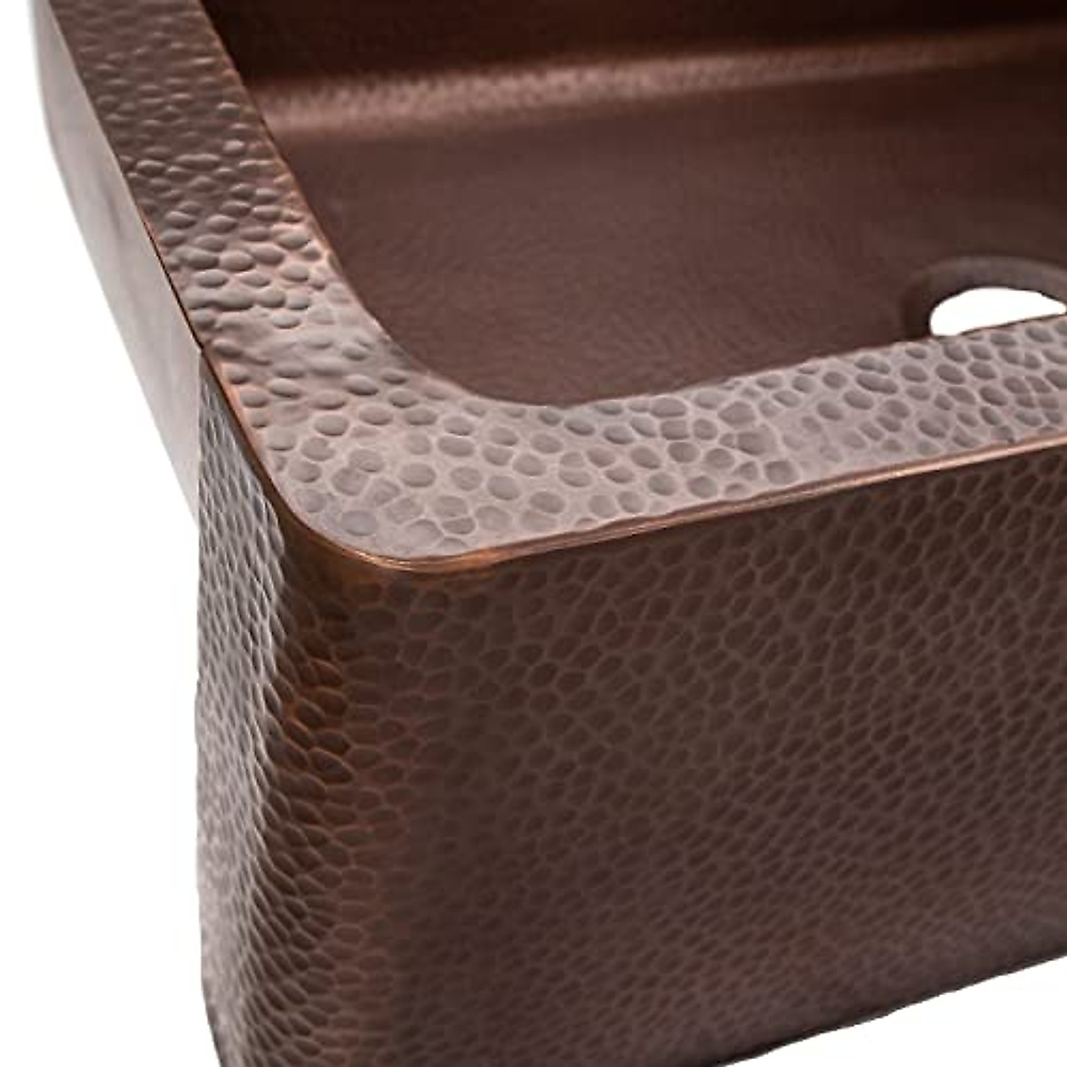 Vintage Tub & Bath 36 Inch Copper Single Bowl Apron Farmhouse Sink