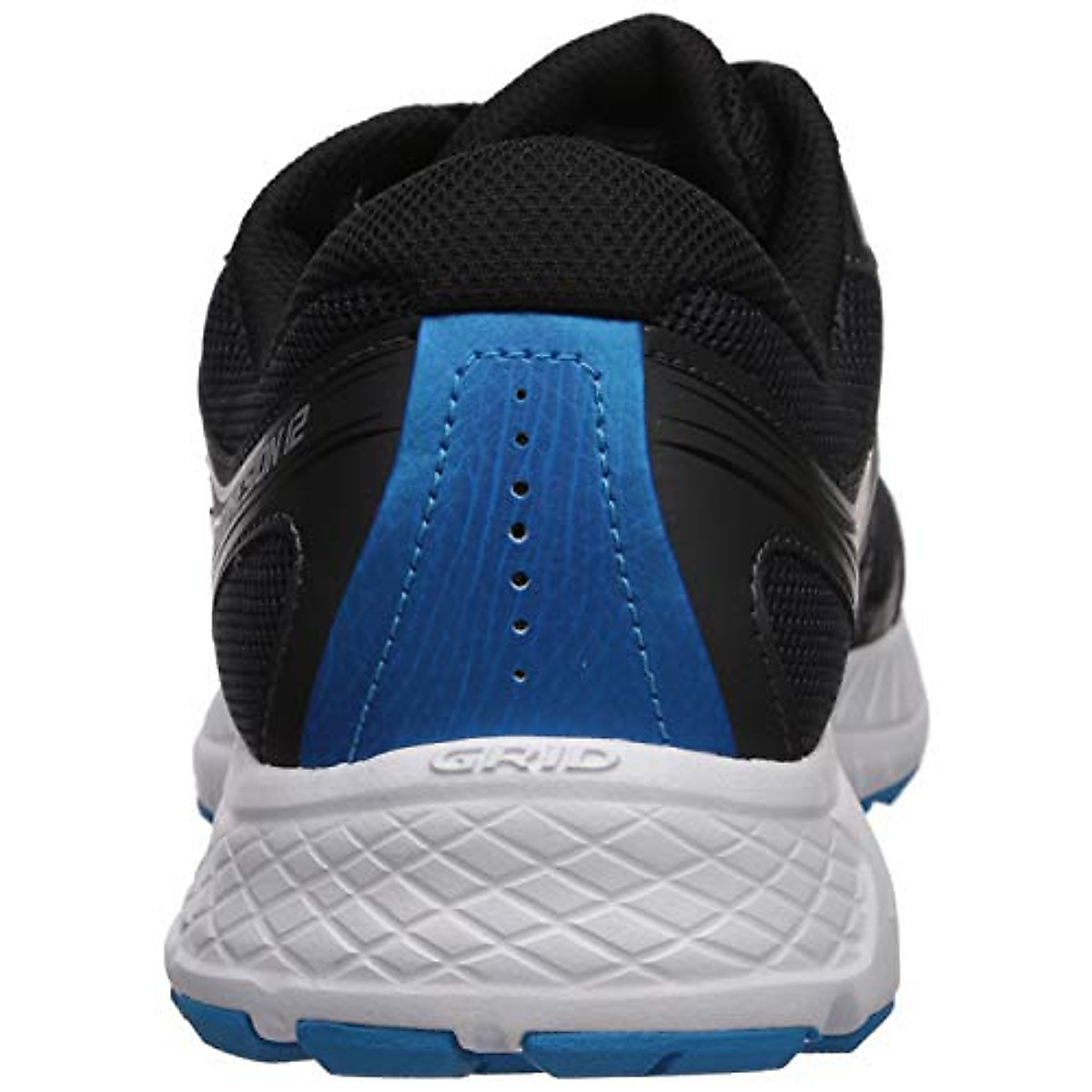 Saucony Men's Versafoam Cohesion 12 Road Running Shoe, black/blue, 11.5 M US