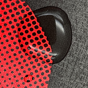 Yifasy Red Rose Shelf Liner Self-Adhesive Floral Drawer Paper Protect Furniture Wall Surface Decor Girls Makeup Box Wallpaper Roll 118x17.7 Inch