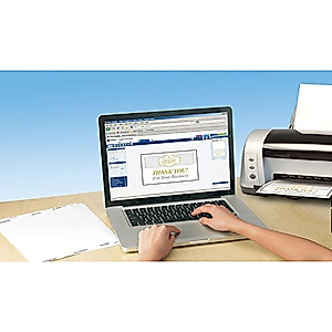Avery Half-Fold Greeting Cards, Inkjet, 5.5 x 8.5, Matte White, Box of 30, Envelopes Included (8316)