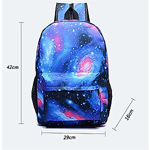 WEIYON Teen Boys Cristiano Ronaldo 3 in 1 School Bookbag Set-Lightweight Canvas Backpack+Shoulder Bag+Pencil Case