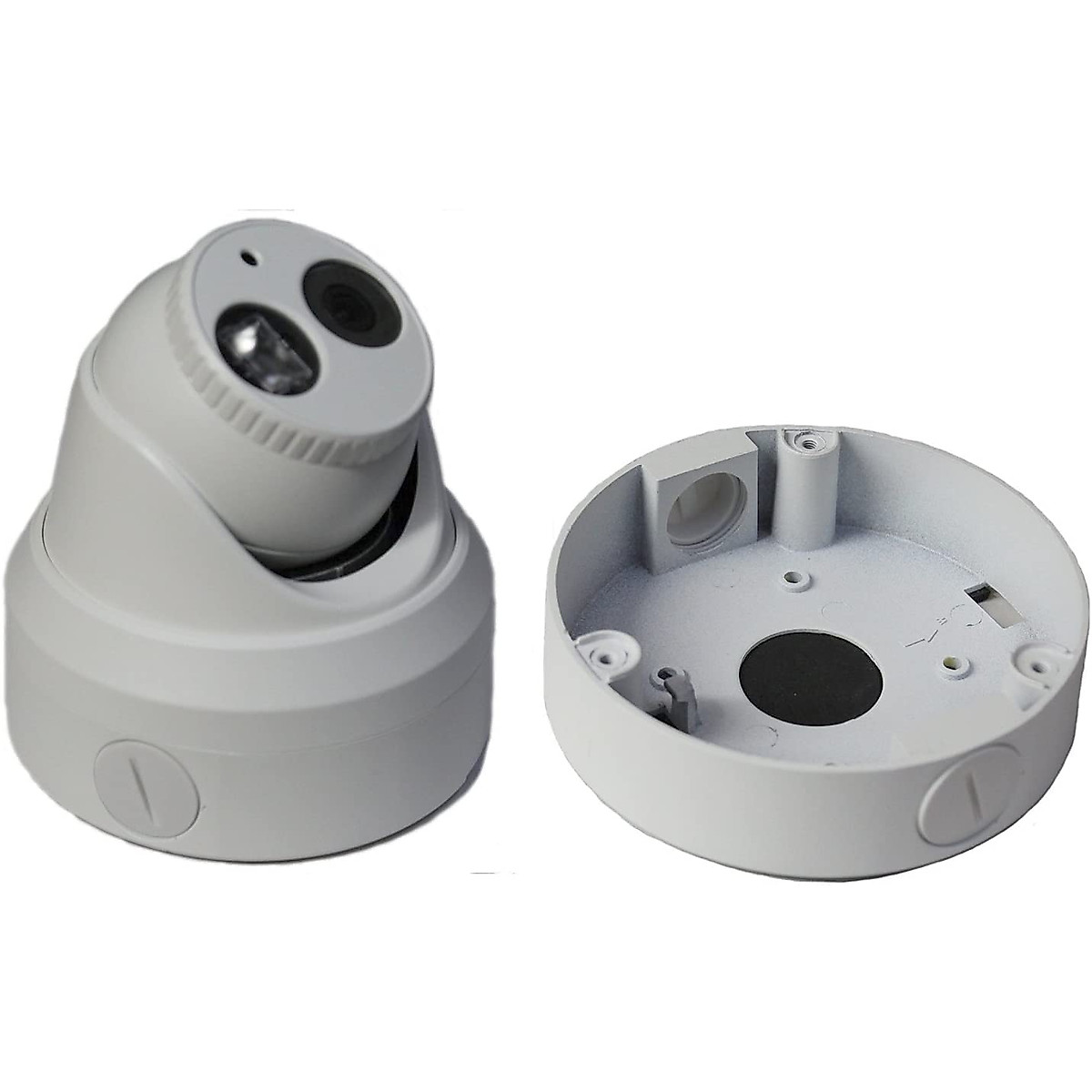 Kenuco Junction Box/Mounting Base hik-Compatible Turret Camera DS-2CD23x2 Size | 130MM X 32MM | BOX03 (White 10PK)