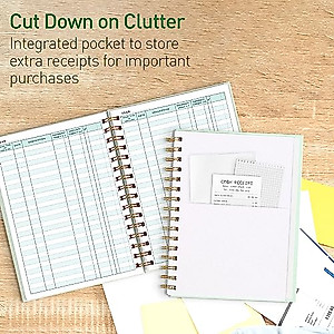 S&O Budget Tracker Notebook - Spending Schedule Notepad to Stay Organized - Savings Journal - Finance Planner - Expense Diary & Money Book - 160 Pages, 6.4” x 8.4”