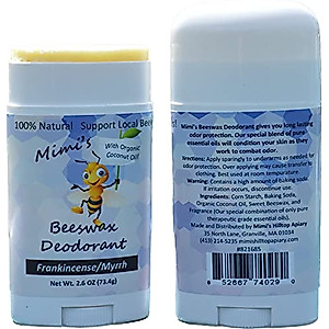 Mimi's Beeswax Deodorant Frankincense and Myrrh, 2 pack