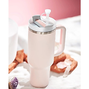 Airboat Silicone Spill Proof Stopper Set for Stanley H2.0 40oz 30oz Tumbler, Leak Proof Straws Topper Cover Cap Tumbler Accessories Compatible with Stanley Mug Cup