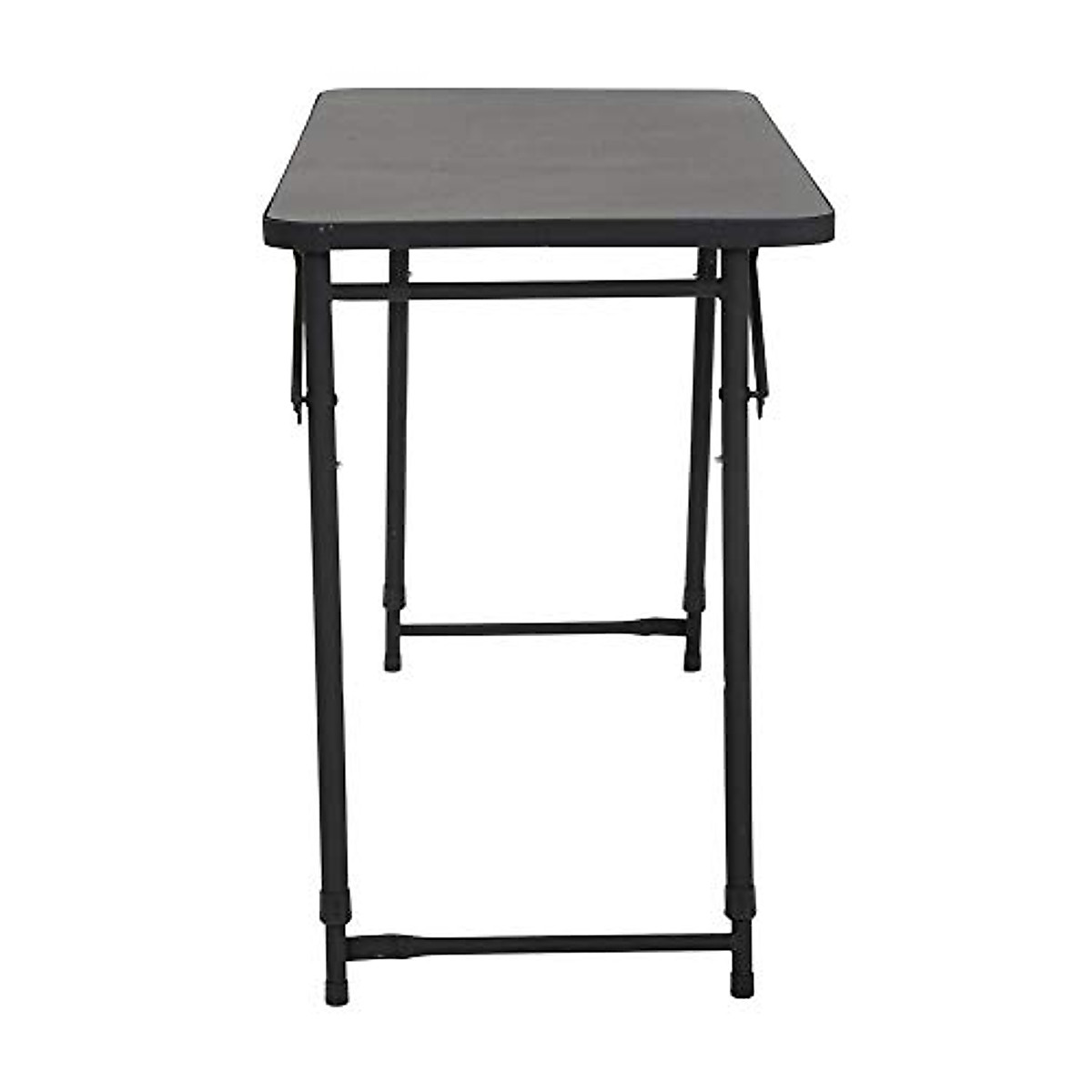 Cosco 20 x 48 Adjustable Height PVC Top, Black Table