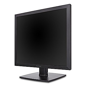 ViewSonic VA951S 19 Inch IPS 1024p LED Monitor with DVI VGA and Enhanced Viewing Comfort, Black