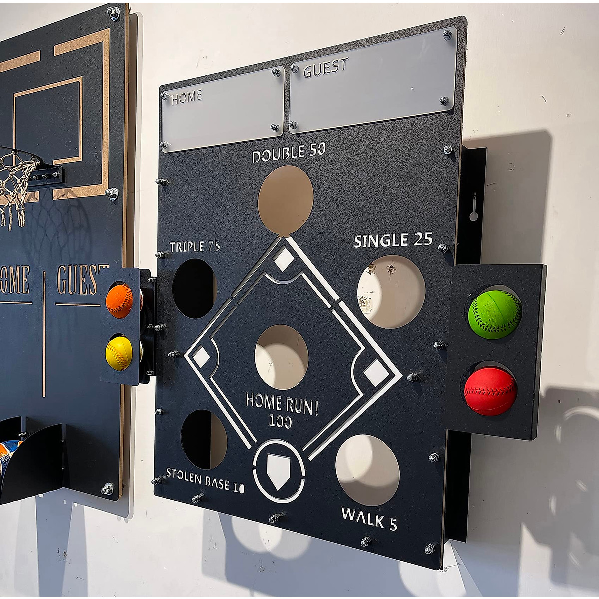 Archtwain Baseball Wall Hanging Game Board