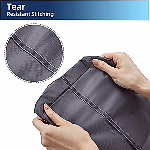 Laundry Bag 2 packs, 24x36 inches Rips & Tears Resistant Large Dirty Clothes Storage Bag, Machine Washable, Heavy Duty Laundry Hamper Liner for College Students, Sky Blue&Gray