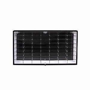 JACKCUBE Design Hot Wheels 1/64 Scale Diecast Display Case Storage Cabinet Shelf Wall Mount Rack for 56 Hot Wheels(Black, 24.61 x 13.78 x 2.05 inches)-MK184