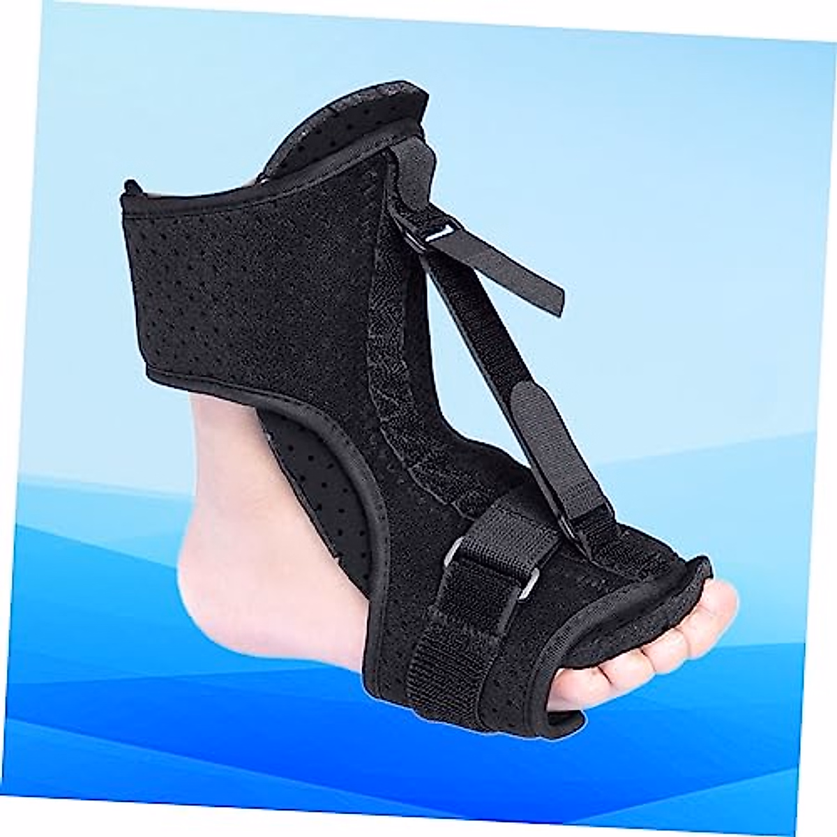 Healifty 1 Set Night Splint Night Sleeping Foot Splint Elastic Dorsal Night Splint Plantar Fasciitis Night Splint Black Fixed Ankle Brace Ankle Sprain Support Foot Fracture Brace Foot Drop