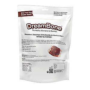 DreamBone Grill Masters Ribs, No-Rawhide Chews for Dogs, 5 Half Racks