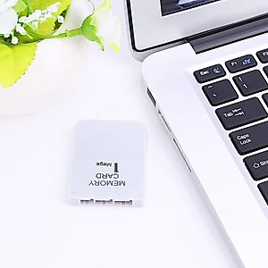 Richer-R Memory Card, PS1 Memory Card 1MB Memory Card Stick for Playstation 1 One PS1 Game