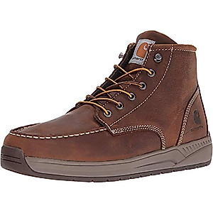 Carhartt Men's CMX4023 Lightweight Casual Wedge, 4" Soft Moc Toe Brown, 10 M US