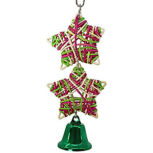 Bonka Bird Toys 960 Christmas Star Parrot cage Toys Parakeet Cockatiel Xmas Conure