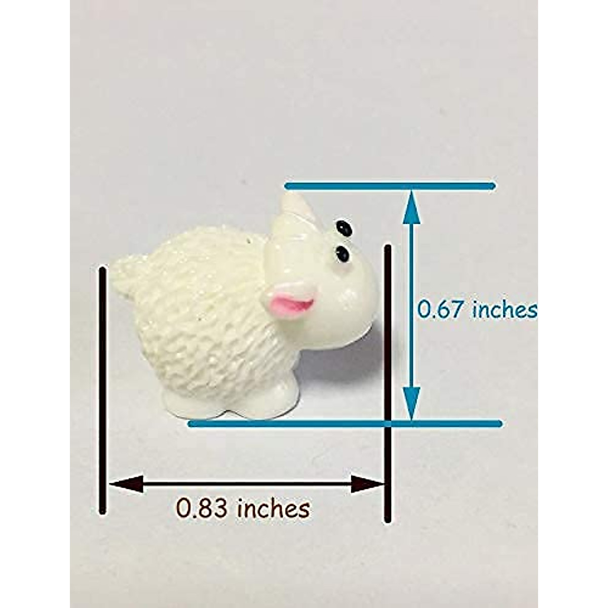 HoneyToys Miniature Garden Herd of Sheeps