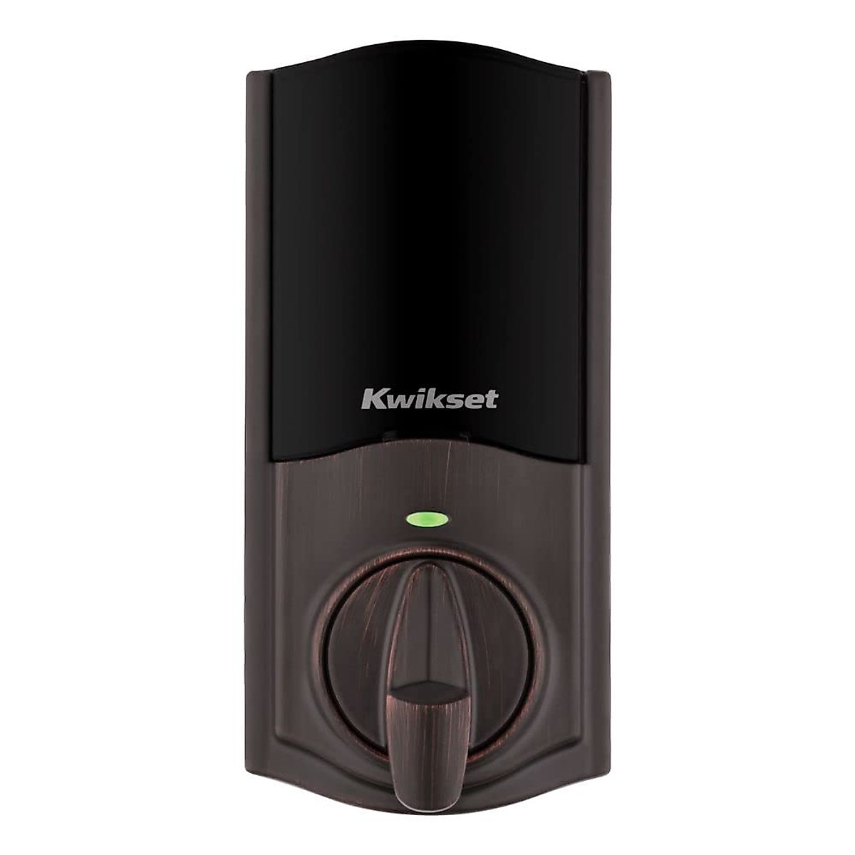 Kwikset Home Connect 620 Smart Lock Deadbolt with Z-Wave Technology, Works with Ring Alarm, Samsung Smartthings and More, Z-Wave Hub Required, Traditional Design in Venetian Bronze