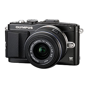 Olympus E-PL5 Interchangeable Lens Digital Camera with 14-42mm Lens (Black) - International Version (No Warranty)