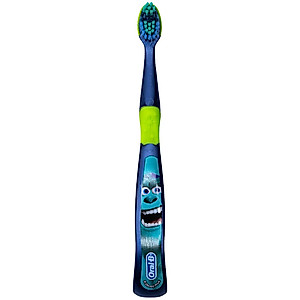 Oral-B Kids Pixar Toothbrush, Children 3+, Extra Soft (Characters Vary) - Pack of 2