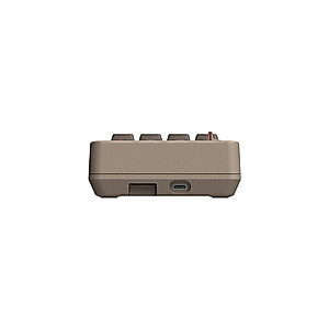 8Bitdo 18 Key Retro Mechanical Numpad, Supports PC & Standard Calculator Mode, Hot-swappable, PC Calculator Shortcut Button, Bluetooth/2.4G/Wired for Windows and Android - C64 Edition