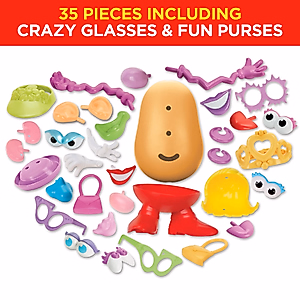 Potato Head Mrs.Potato Head Silly Suitcase Parts And Pieces Toddler Toy For Kids (Amazon Exclusive)