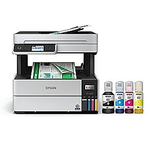 Epson EcoTank Pro ET-5150 Wireless Color All-in-One Supertank Printer with Scanner, Copier, Plus Auto Document Feeder