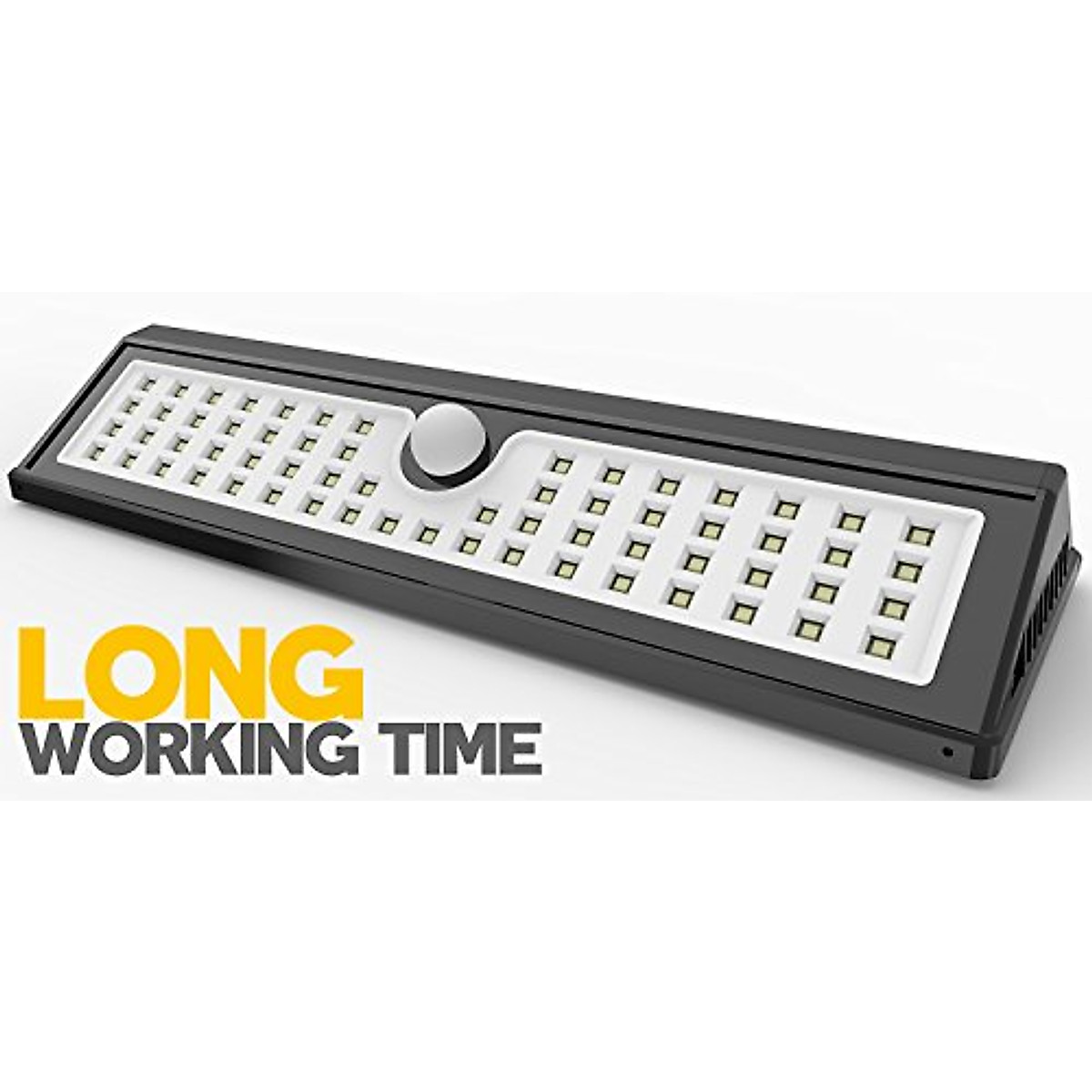 Lemontec Solar Lights, 62 LED Wall Solar Light Outdoor Security Lighting Nightlight with Motion Sensor Detector for Garden Back Door Step Stair Fence Deck Yard Driveway, 2 Pack