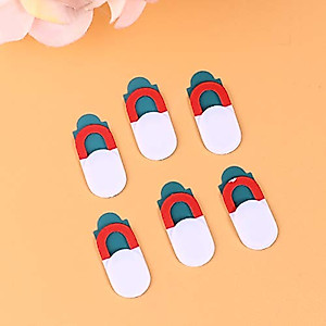 OSALADI Computer Camera Cell Phone Lens Cover 6pcs Webcam Cover Slide Privacy Cover Shutter Sticker Camera Cover Slide for Laptop Tablet Phone White Phone Privacy Slide Computadoras Laptop