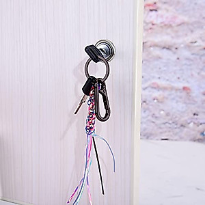Hapeper Keychain 3 Pieces Metal Keyring Key Ring Chain Clip Keychains