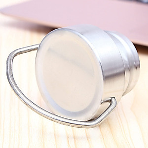 Drinking Bottles for Adults,350/500/750ml Portable Single Stainless Steel Travel Jug Water Bottle Kettle - Silver 750ml