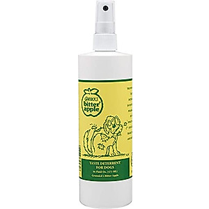 Grannick's Bitter Apple Liquid 1, 8 oz Chewing Deterrent Spray, Anti Chew Behavior Training Aid for Dogs and Cats; Stops Destructive Chewing Licking of Bandages, Paws, Shoes, Fur, Doors and Furniture