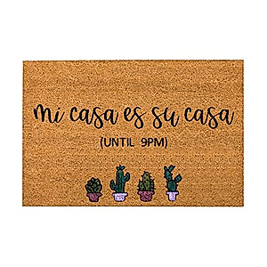 Indoor Mat All-Season Heavy Duty Durable Door Mat with Sayings Doormats Front Door Home Entrance Porch Mat Home Décor for Indoor, Outdoor, Entry, Patio 16" x24"