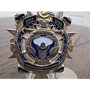 United States Navy Chiefs Mess * Goat Locker Compass Navy Chief CPO Challenge Coin