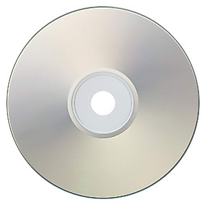 100 Pack Ritek Pro (Professional Grade) CD-R 52X 700MB Shiny Silver Lacquer Silk Screen Printable Blank Media Recordable Disc