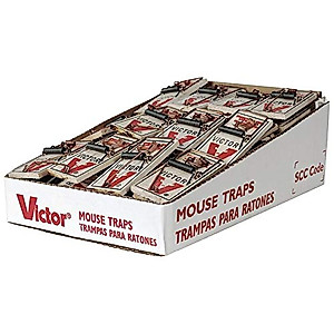 Victor M154 Metal Pedal Mouse Trap, (Pack of 8)