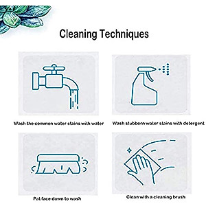 KAYEF Hayzbao 4-Piece Shower Curtain Set Featuring Non-Slip Rugs, Toilet Lid Cover, and Bath Mat - 180x180cm Shower Curtain in Matching Style Included. (2)