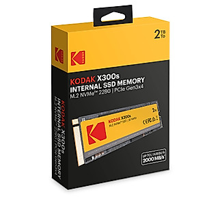 KODAK SSD M2 NVME PCI Express 3.0 Solid State Drive - 2TB