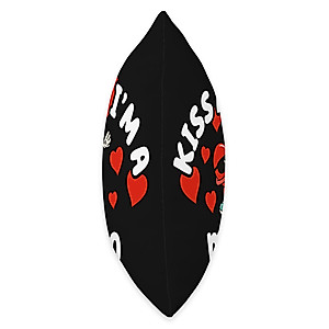 Funny Name Gift for Mario Kiss Me Dabbing Heart Personalized First Name Mario Throw Pillow, 16x16, Multicolor