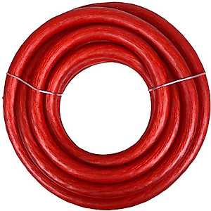 Gravity 1/0 Gauge Power Amp Kit Up to 6500 Watts Premium Elite Pro Flexible RCA Speakers Wires , 250A + 300A Fuse Included , Complete Blue DIY Hobbyist AWG Amplifier Installation Wiring