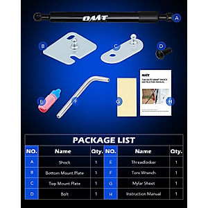 Orion Motor Tech Truck Tailgate Assist, Pickup Tailgate Lift Assist Kit, Heavy Duty Tailgate Shock Truck Accessories Compatible with Ford 2017 2018 2019 2020 2021 2022 F250 F350 F450 Super Duty