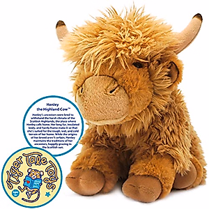 TigerHart Henley The Highland Cow - 11 Inch Stuffed Animal Plush (Classic Edition)