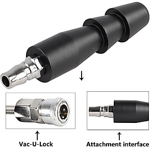 Quick Connector Device Extension Tube Adapter for DIY Fredorch Machine with Vac-U-Lock System Single Super Adapter (Single Vac-U-Lock)