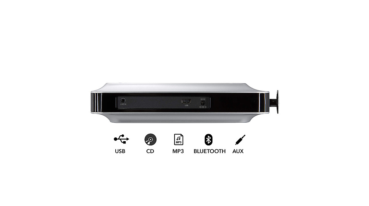 iLive Bluetooth Under Cabinet Radio - CD/MP3 Player