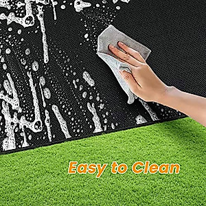 Super Extra Large 90x48 inch Under Grill Mat for Outdoor Grill, Charcoal, Flat Top, Smoker, Deck Patio Protection Mats, Indoor Fireplace Mats, Fire Pit Mat, Both Sides Fireproof Waterproof Pad