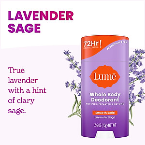 Lume Smooth Solid Stick - 2.6 Ounce (Lavender Sage)