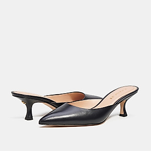 Coach Women's Renn Leather Mule, Black, 9
